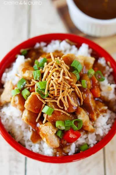 Hawaiian Hula Chicken - Creme De La Crumb