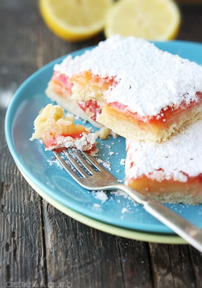 Raspberry Lemon Bars