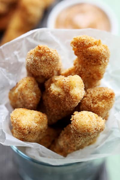 Baked Chicken Fries - Creme De La Crumb