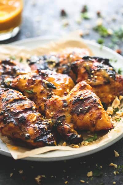 Sweet and Spicy Thai Chicken - Creme De La Crumb