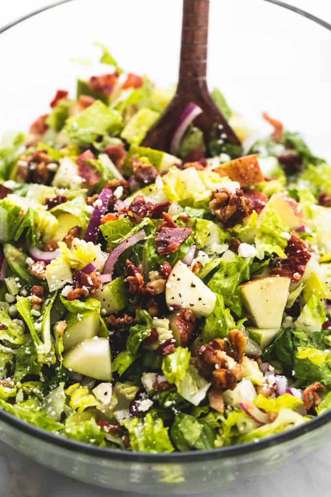 Apple Pecan Salad with Candied Pecans