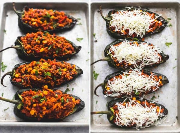 Southwest Stuffed Poblano Peppers - Creme De La Crumb