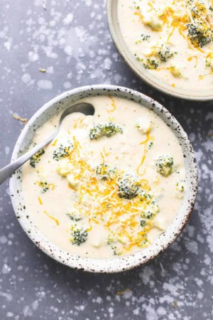 Best Broccoli Cheese Soup - Creme De La Crumb