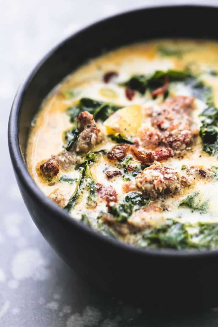 Easy Olive Garden Zuppa Toscana Soup - Creme De La Crumb