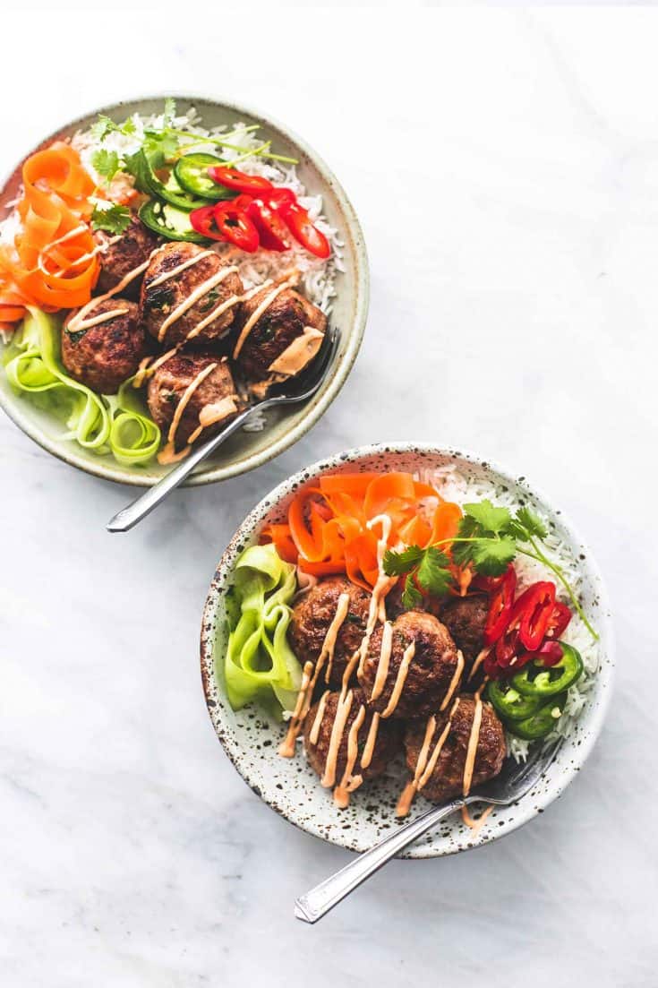 Pork Banh Mi Bowls - Creme De La Crumb
