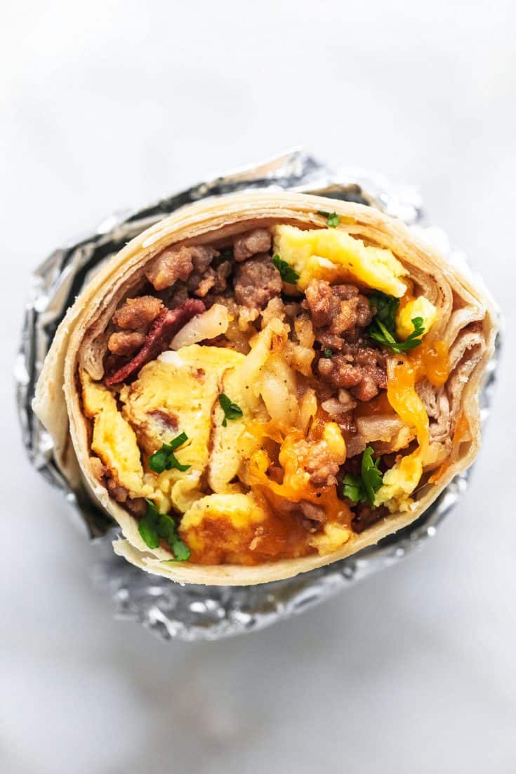 Smothered Chile Colorado Burritos - Creme De La Crumb