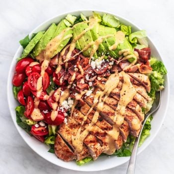 Chicken Avocado Salad - Creme De La Crumb