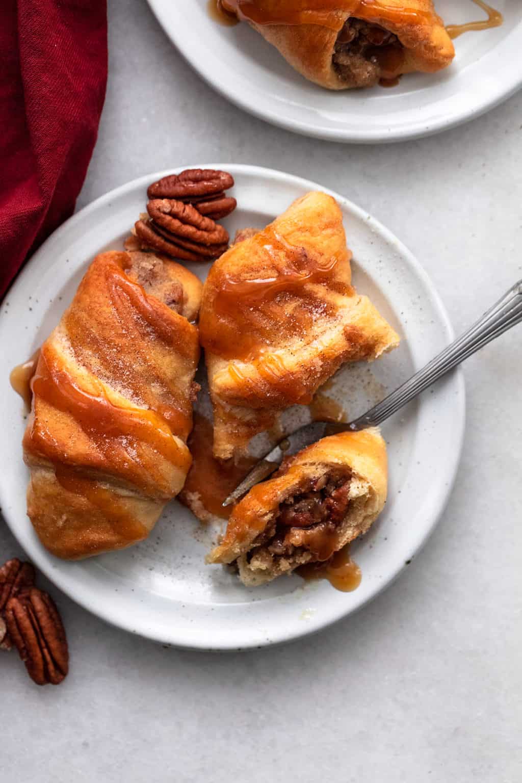 Pecan Pie Roll Ups - Creme De La Crumb